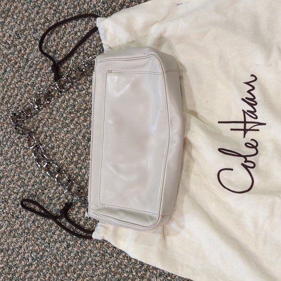 Cole Haan | Bags | Vintage Cole Haan Handbag Cream Color Leather With ...